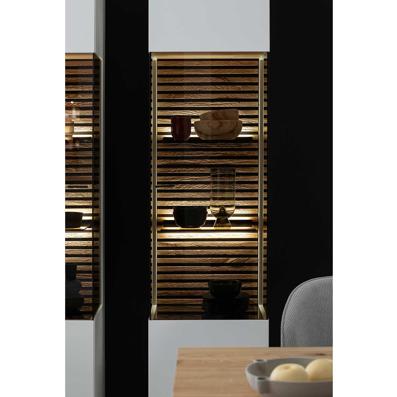 HartmannSchöner Wohnen YONNA - Standvitrine 8350-0051W.li